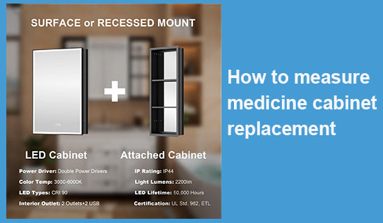 How To Measure Medicine Cabinet Replacement Wellfor