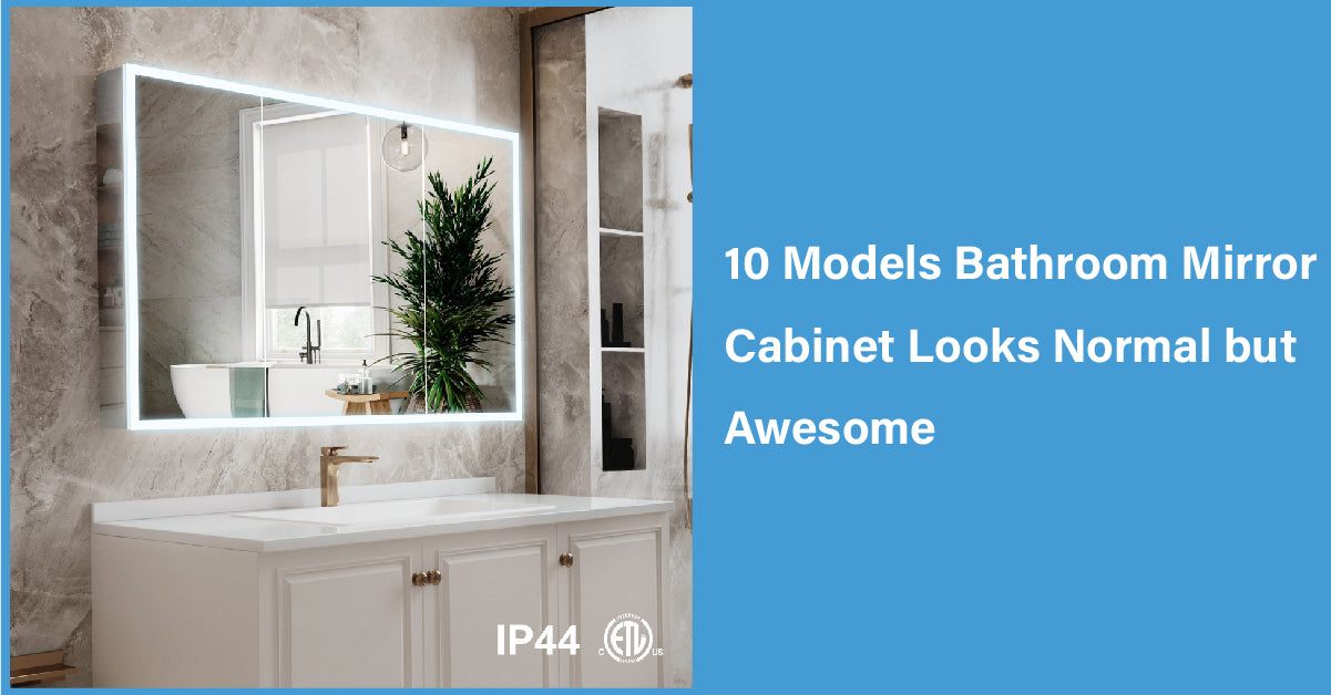 10 Models Bathroom Mirror Cabinet Looks Normal But Awesome|WELLFOR