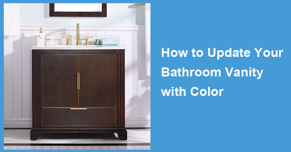 How to Update Your Bathroom Vanity with Color|WELLFOR