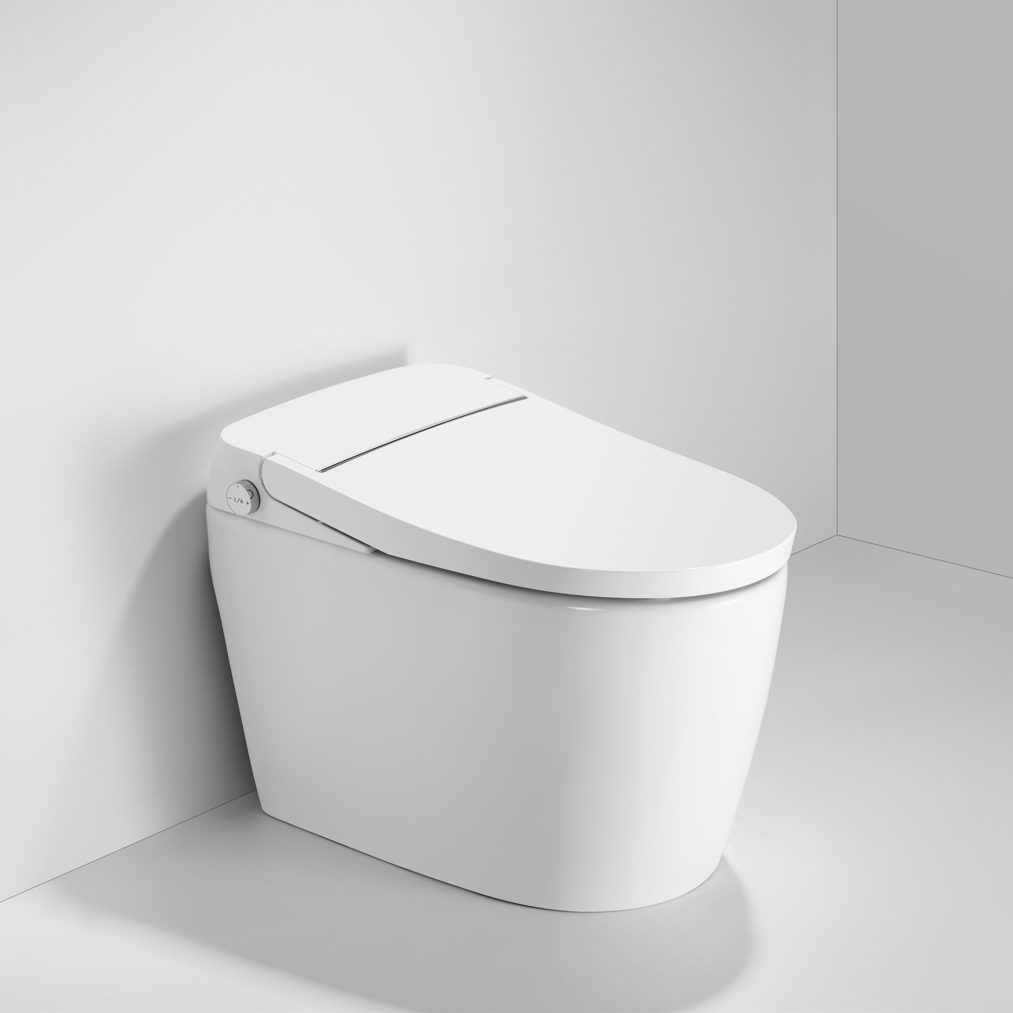 Smart Toilet with Auto Flushing, Foot Sensor, Nightlight & Antibacteri