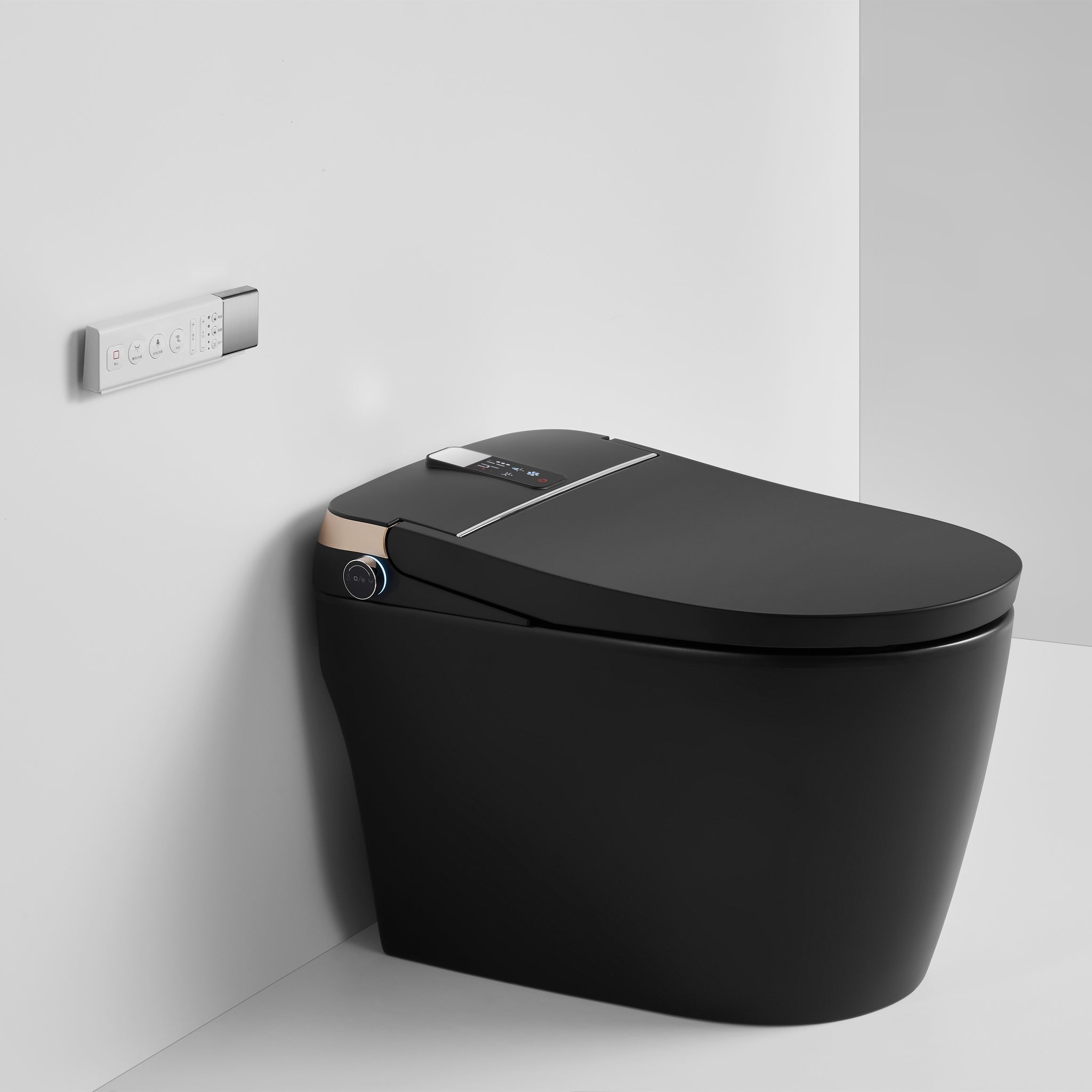 All-in-One Intelligent Smart Toilet with Remote Control, Oscillating S