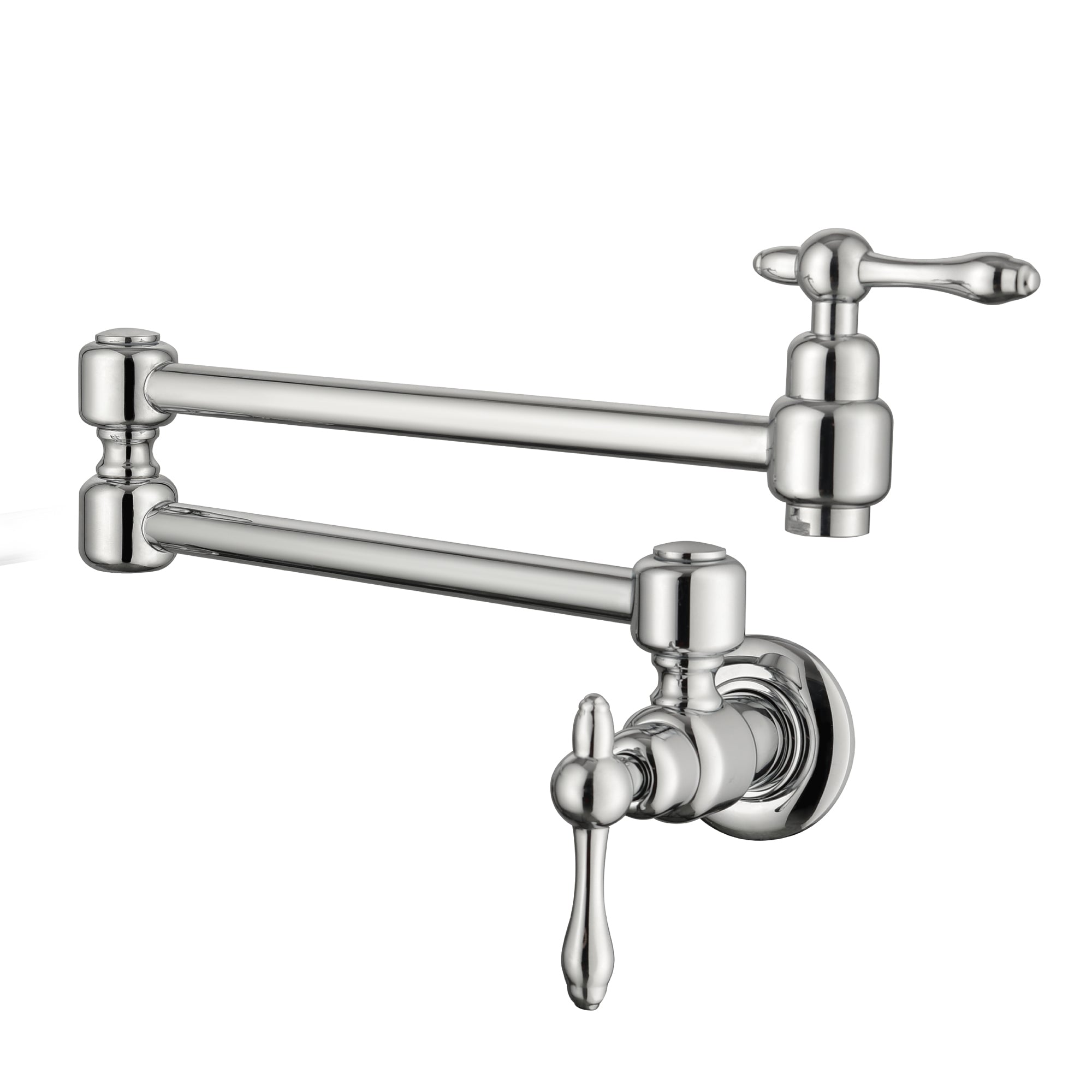 Double Handle Faucet Kitchen | Wall Mount Kitchen Faucet | Solid Brass ...