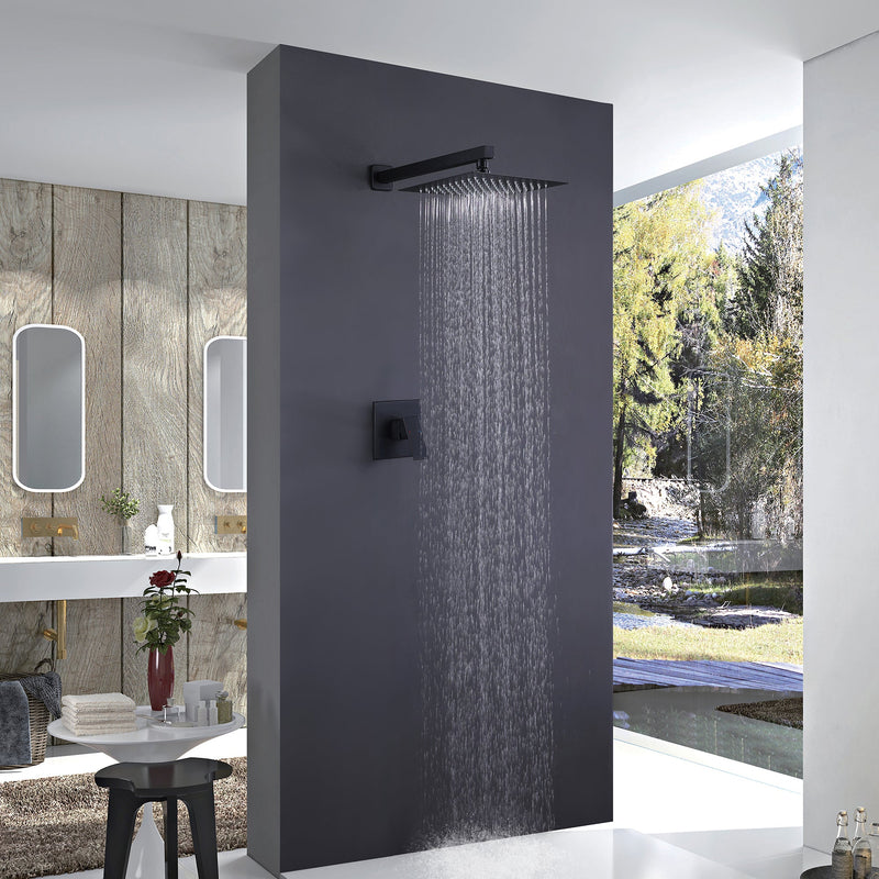 Modern Wall Mounted Ultra-thin Square Shower Bar System#N#– WELLFOR